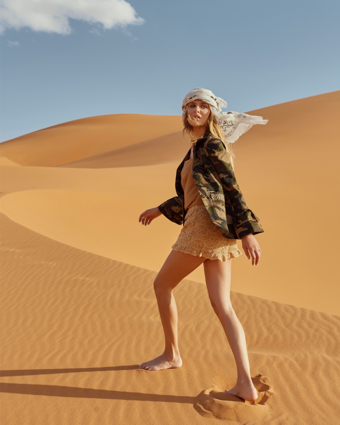 Camo 9 Jacket - Maison Cherie